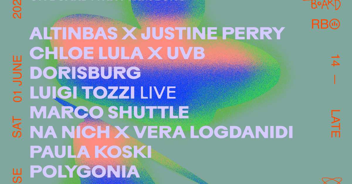 Else x On Board 10yr x Rhythm Büro at Else, Berlin