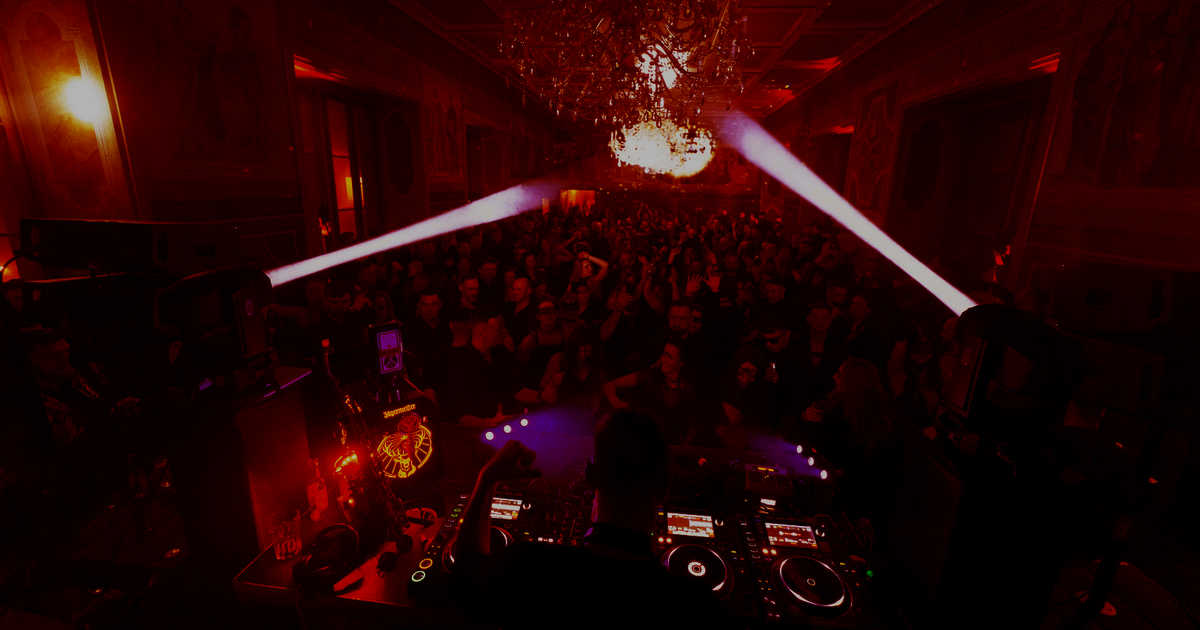 BLCK OUT BALL near to the Prague Castle en Martinic Palace, Prague