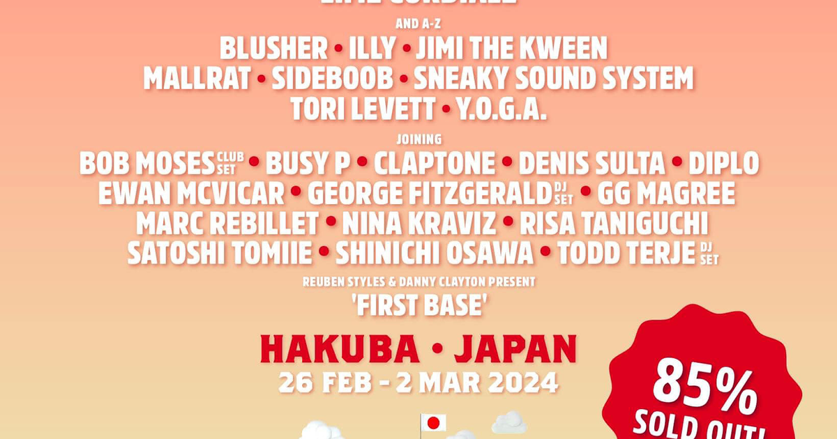 Snow Machine Festival 2024 at TBA - Hakuba Valley, Chubu