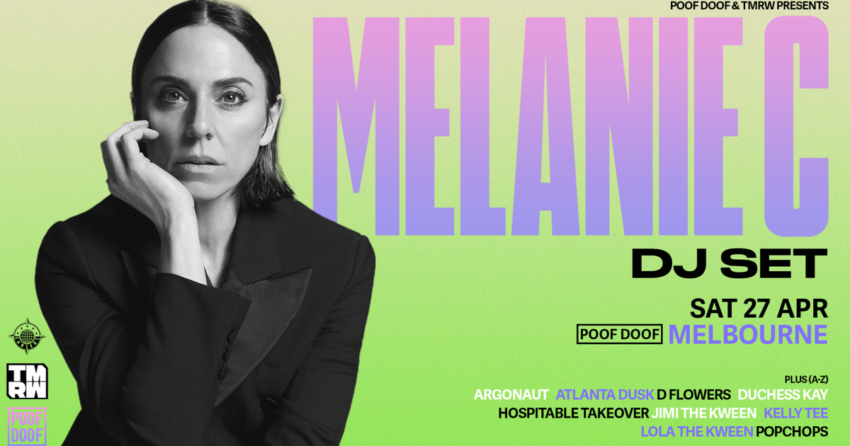 Poof Doof pres. Melanie C (DJ set) at Chasers Nightclub, Melbourne