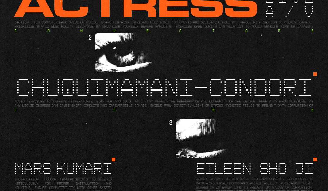 Actress (Live A/V) at Gray Area, San Francisco/Oakland