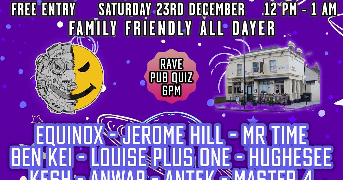 Distant Planet All Dayer with Rave Quiz at The Royal Sovereign, London