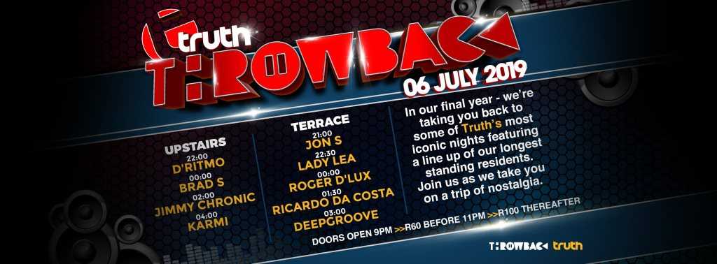 Truth presents The Throwback bei Truth, Johannesburg