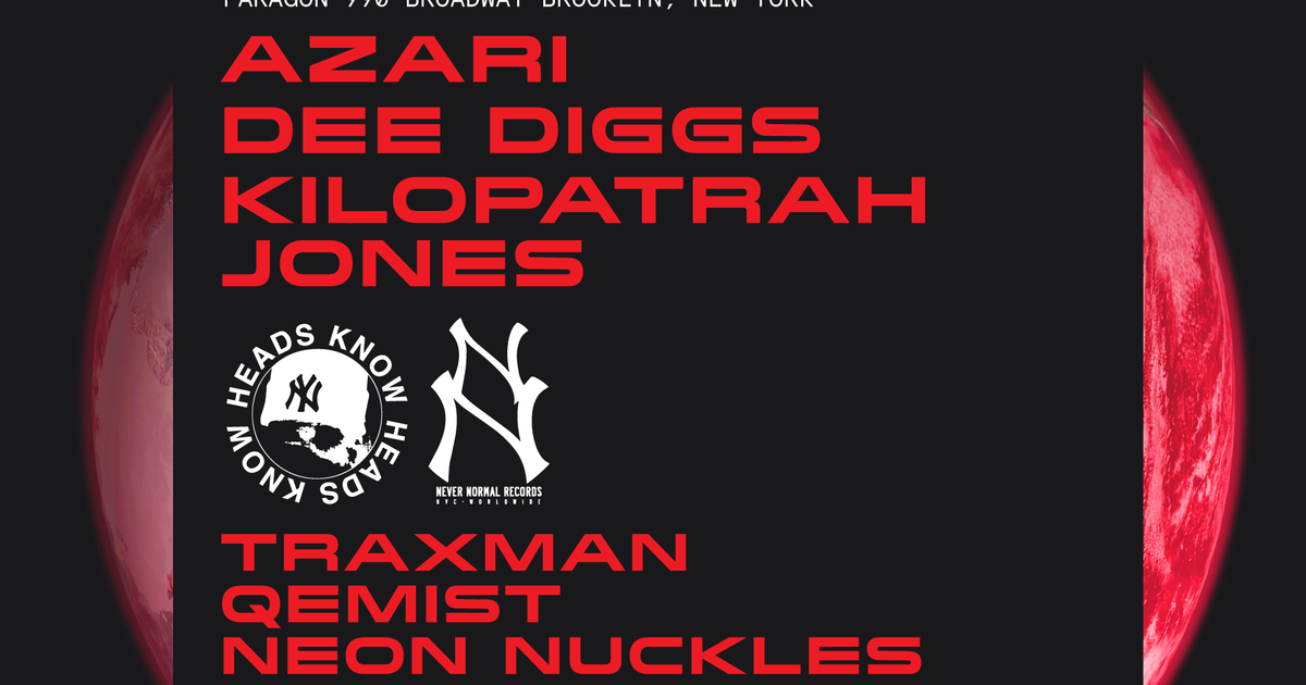 Dance Planet: AZARI, Dee Diggs, Kilopatrah Jones + HEADS KNOW x NEVER ...