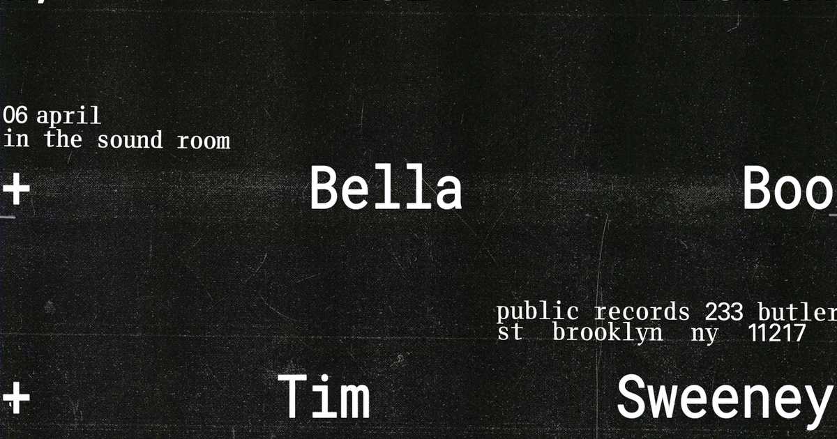 Studio Barnhus Record Release Party: Axel Boman + Bella Boo + Tim ...