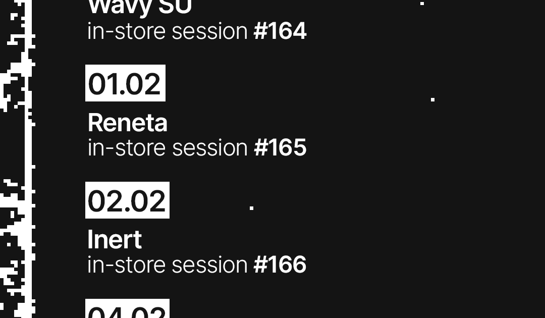 Reneta - in-store session #165 at Taba Record Store, Sofia