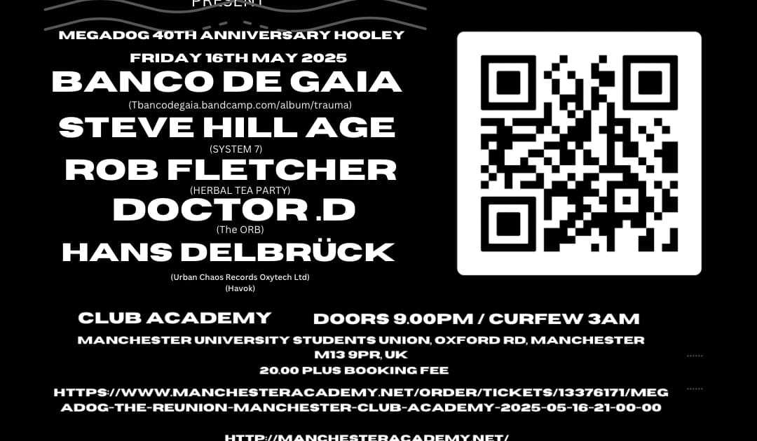Megadog 40th Anniversary Hooley at Club Academy, Manchester