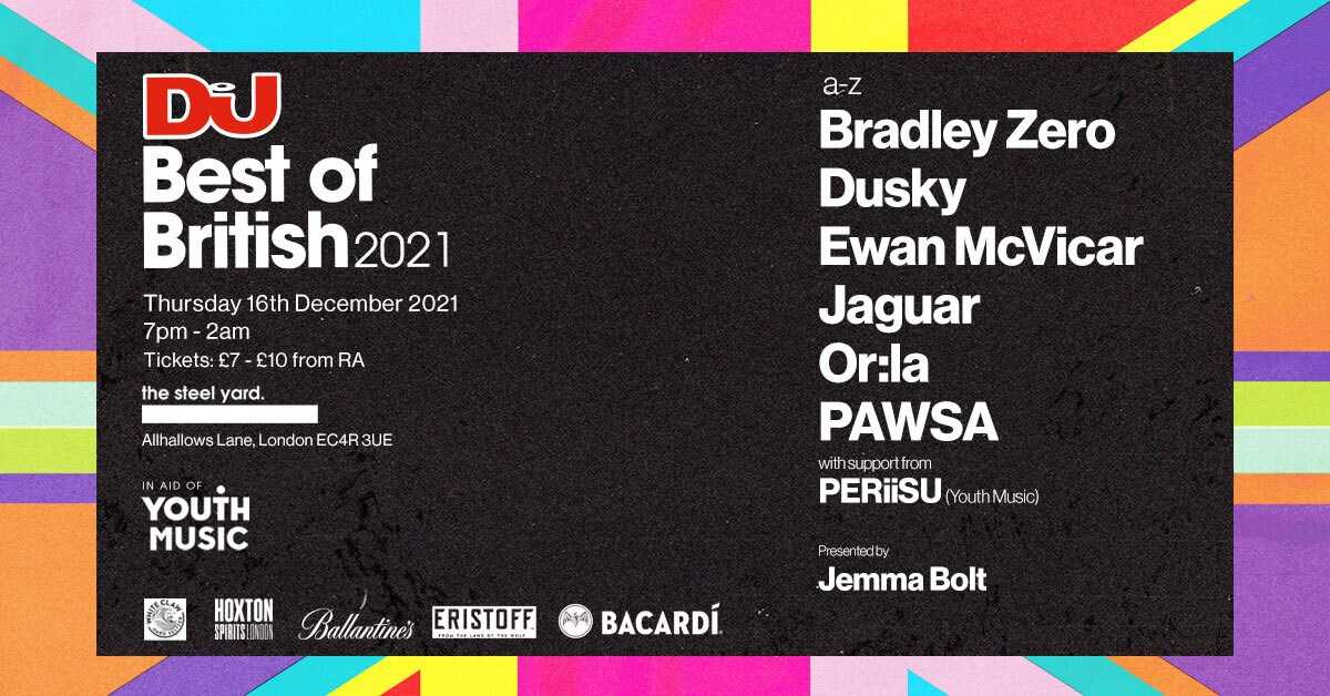 [CANCELLED] DJ Mag Best Of British Awards 2021 at The Steel Yard, London