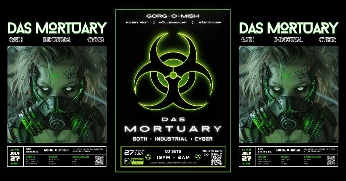 DAS MORTUARY - Industrial - Goth - EBM - Aggrotech ft. BYSTANDER, Kasey ...