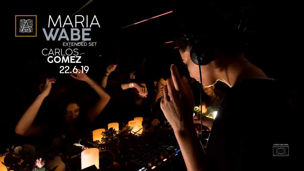 Maria Wabe (Extended Set) y Carlos Gomez en Antik, Costa Rica