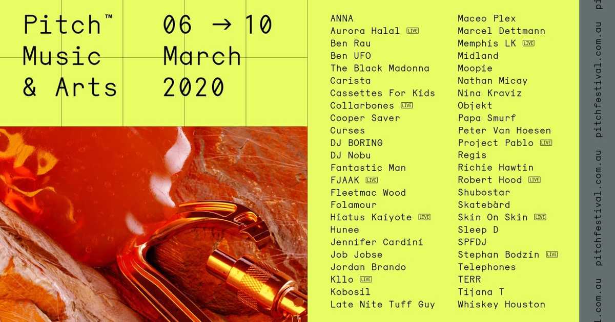Pitch Music & Arts 2020 en Moyston, Melbourne