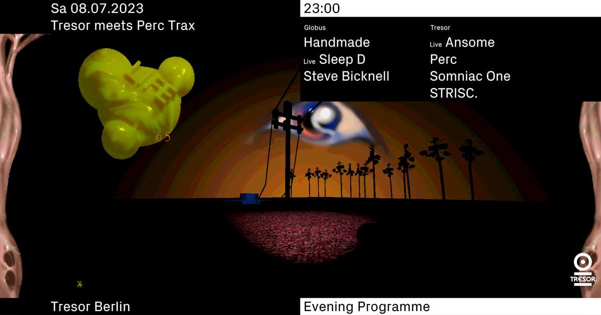 Tresor meets Perc Trax at Tresor / Globus, Berlin