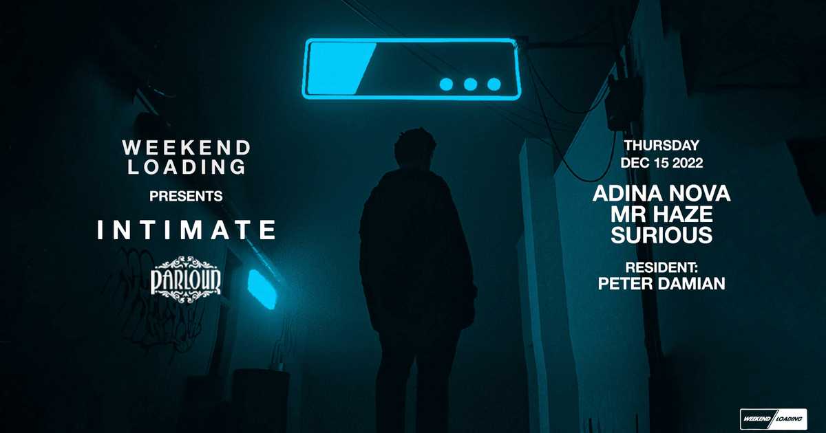 Weekend Loading presents: INTIMATE: Thursday December 15th at Parlour ...