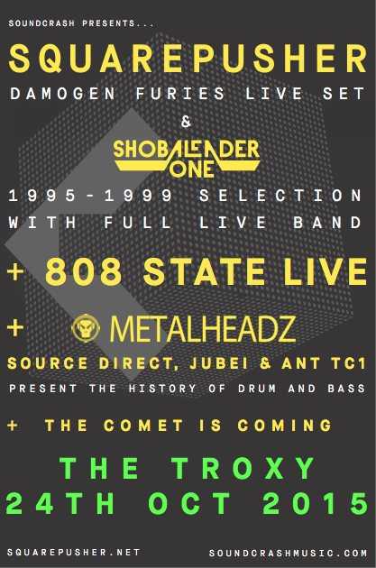 Squarepusher – with Full Live Band (World Premiere) at Troxy, London