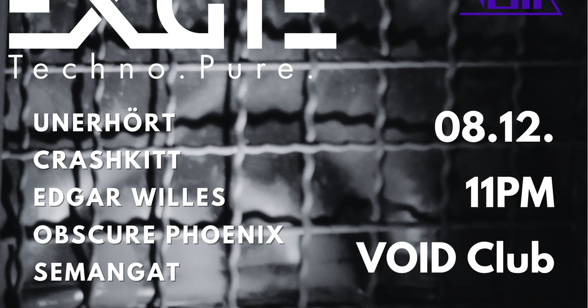 EXCiTE Techno.Pure en Void Club, Berlín