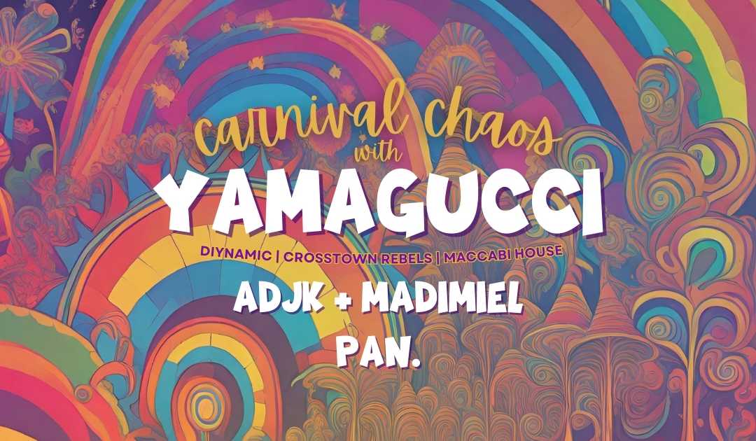 Carnival Chaos with Yamagucci at TBA - Novak Limassol (Old Town), Cyprus