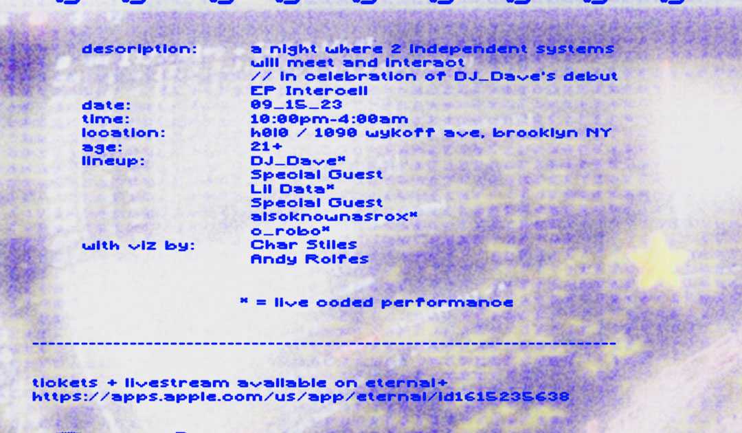 INTERFACE: DJ_Dave EP Release Event bij H0L0, New York City