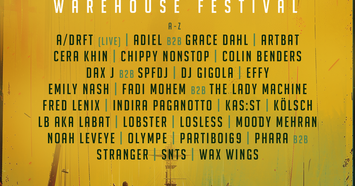 Dockyard Warehouse Festival at Hembrugterrein, Amsterdam