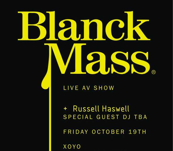 Blanck Mass with Live AV Russell Haswell bei XOYO, London