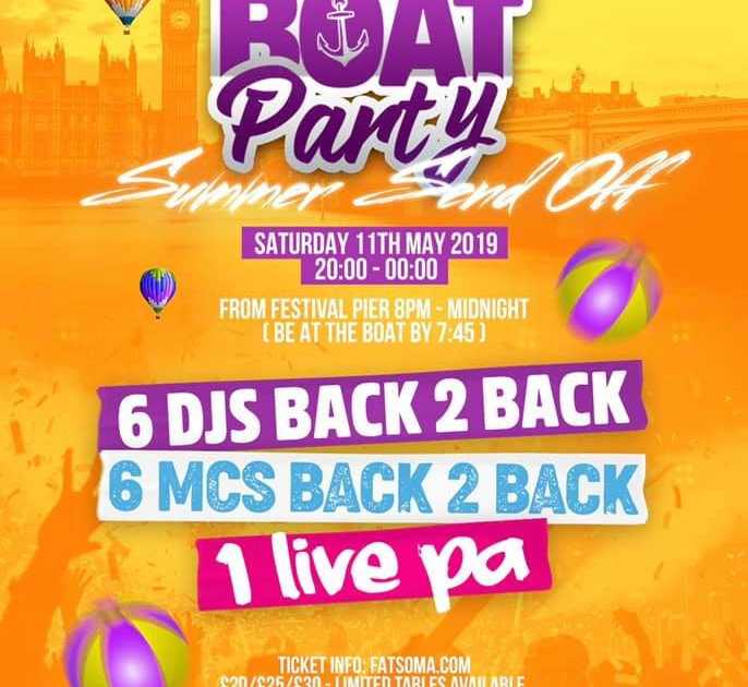 UK Garage Boat Party at Festival Pier, London