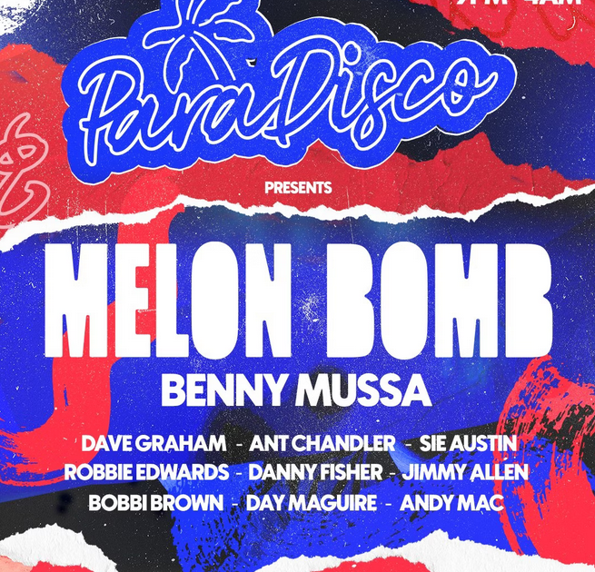 Paradisco presents Melon Bomb at 24 Kitchen Street, Liverpool