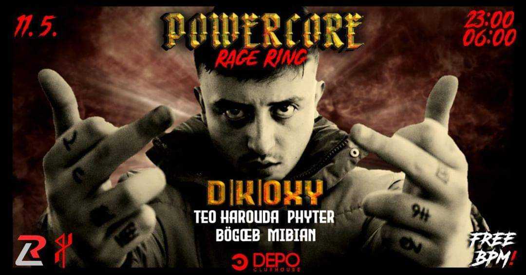 Powercore Rave at DEPOklub at Depo Klub, Zagreb
