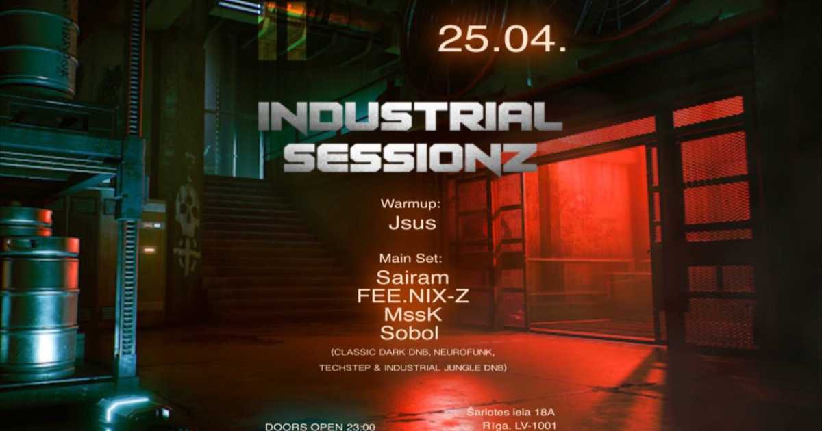 Industrial Sessionz at One One Riga, Riga