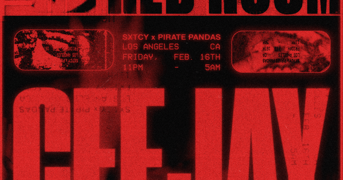 SXTCY x Pirate Pandas present: CeeJay at TBA, Los Angeles