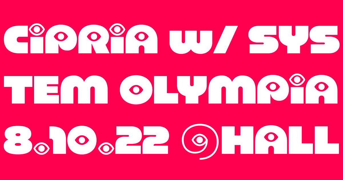 Cipria with System Olympia at Hall Padova, Venice