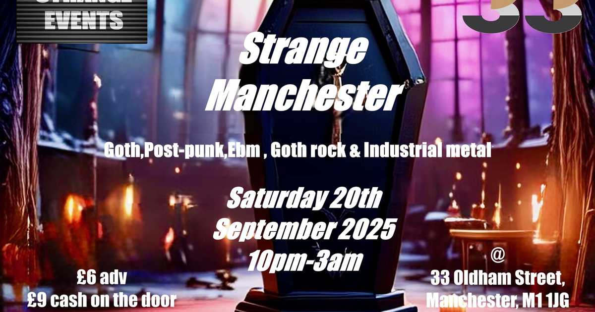 Strange Manchester at 33 Oldham St, Manchester