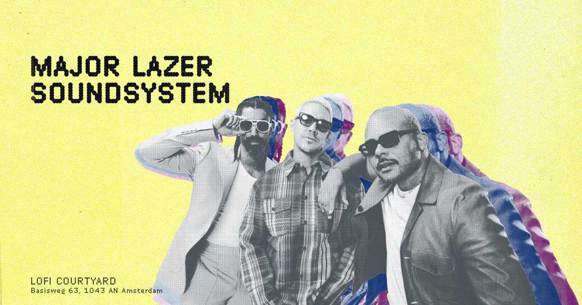 Major Lazer Soundsystem bij Lofi, Amsterdam