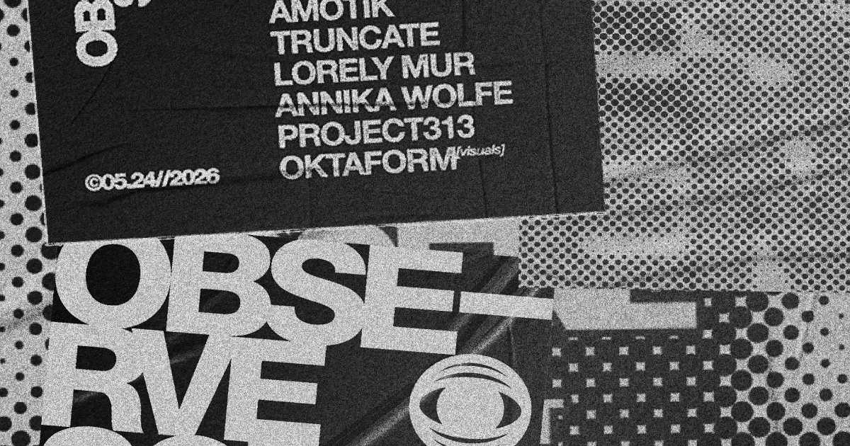 OBSERVE // SCENE // 2026 at Lincoln Factory, Detroit · Tickets