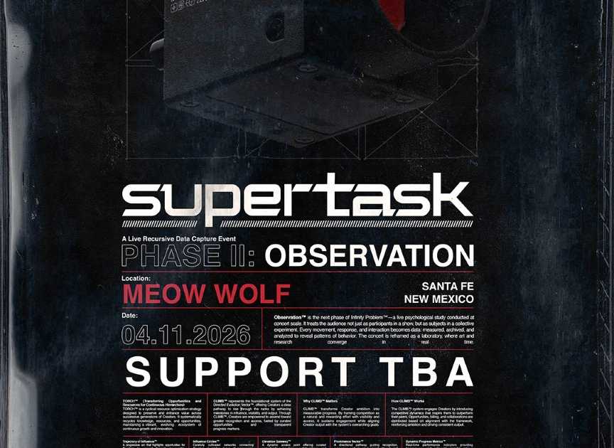 Supertask at Meow Wolf, New Mexico