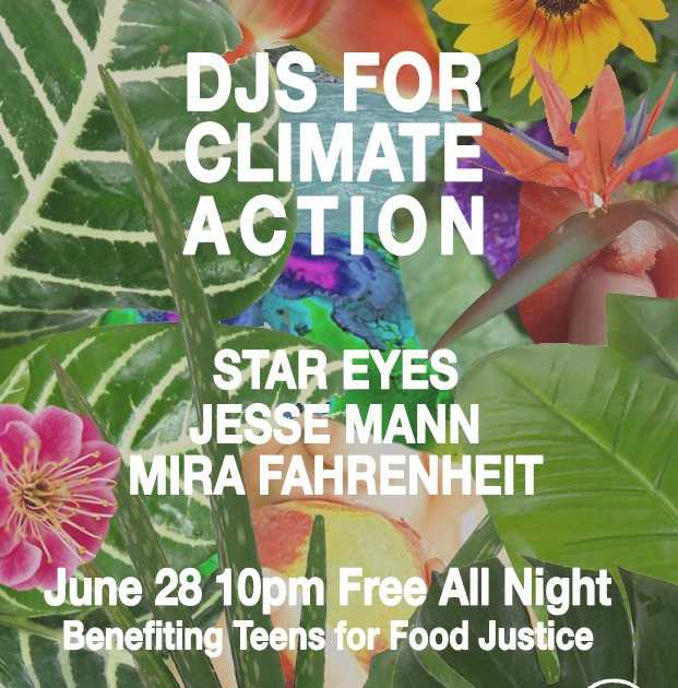 DJs for Climate Action: Star Eyes x Jesse Mann x Mira Fahrenheit bij Black Flamingo, New York City