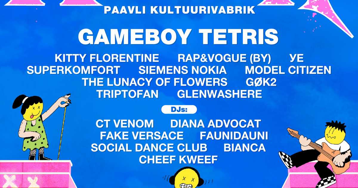 Art of Mosh: Gameboy Tetris, Kitty Florentine, Rap&Vogue at Paavli Kultuurivabrik, Estland