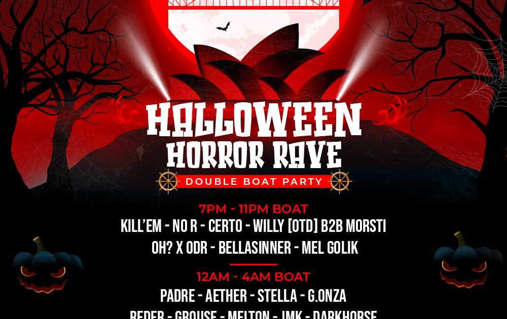 Boat Party - Lucky presents - Halloween Horror Rave (SYD) at TBA ...