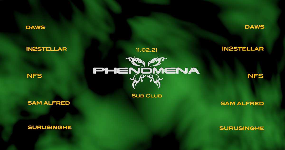 Phenomena at Sub Club Melbourne, Melbourne