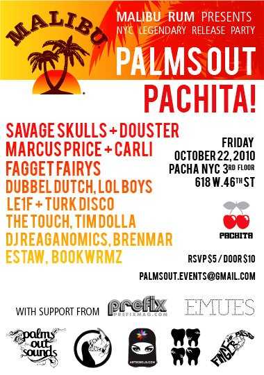 Malibu Rum presents: Palms Out Pachita. Legendary Lineup en Pachita ...