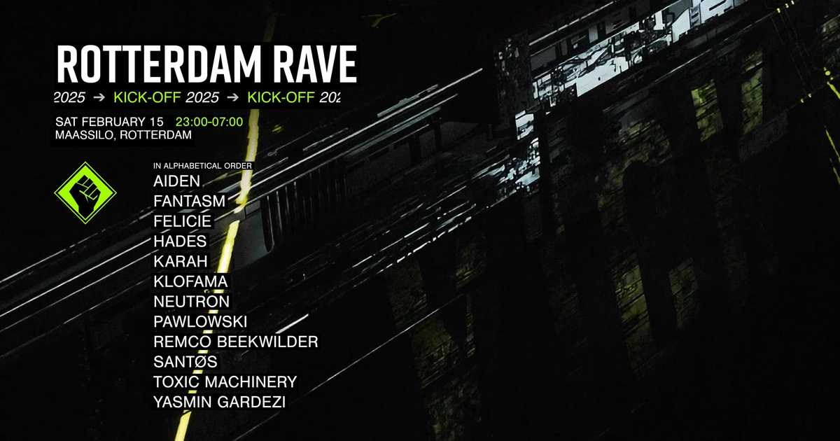 Rotterdam Rave 'Kick-Off 2025' - Afterparty at Maassilo, Rotterdam