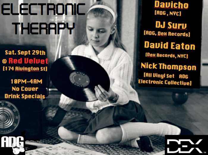 Electronic Therapy 4 with David Eaton, Davicho, DJ Surv & Nick Thompson em Red Velvet Lounge ...
