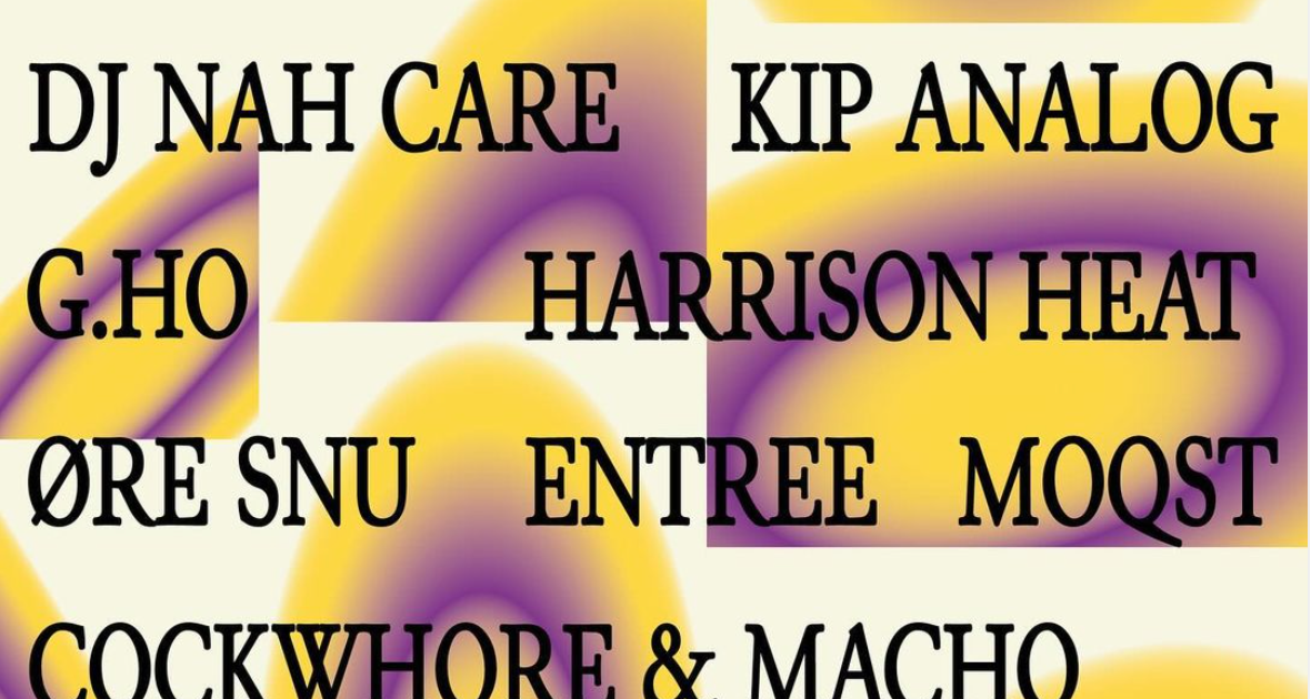 Pleasure Control x Yellow x Distortion at Yellow KBH, Copenhagen