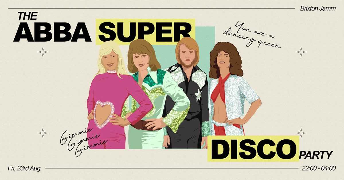 The ABBA Super Disco Party at Brixton Jamm, London