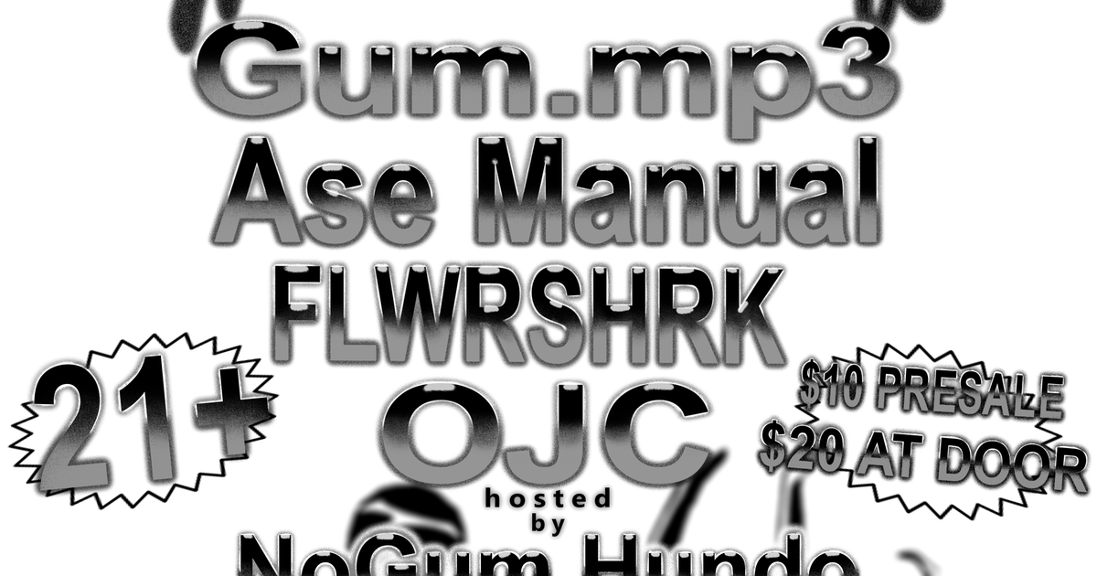 Mi Sabor Cafe presents: Gum.mp3, Ase Manual, FLWRSHRK & OJC at Mi Sabor Cafe, New York City