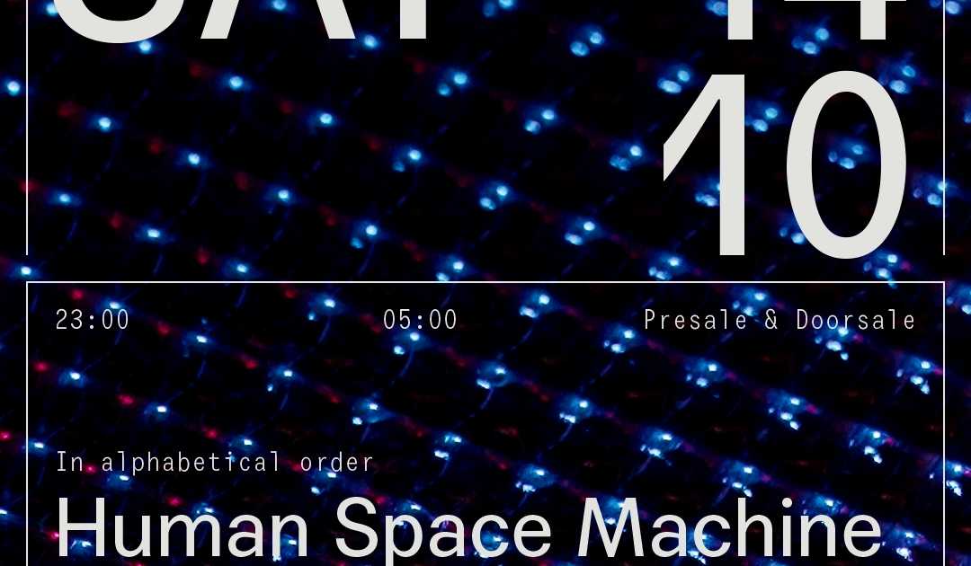 Noordwaards with Human Space Machine, Nera, Shoal at Noordwaards, Amsterdam