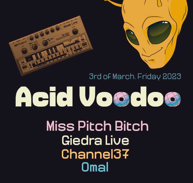 ACID VOODOO: 303 DAY SPECIAL bei TBA - Kaunas, S11, Litauen
