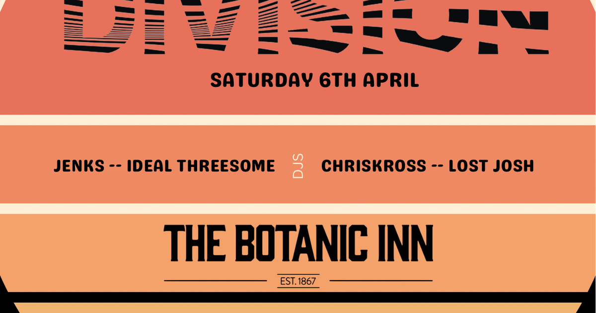 Night Division at The Botanic Inn, Belfast