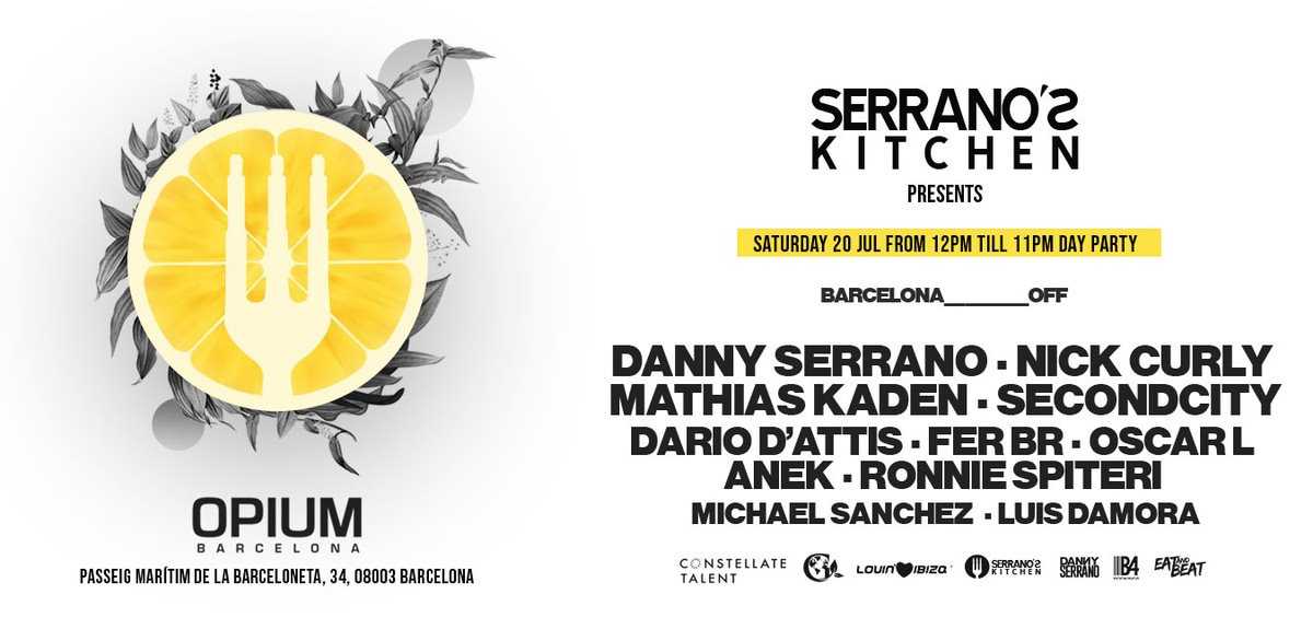 Serrano's Kitchen Showcase at Opium Barcelona, Barcelone