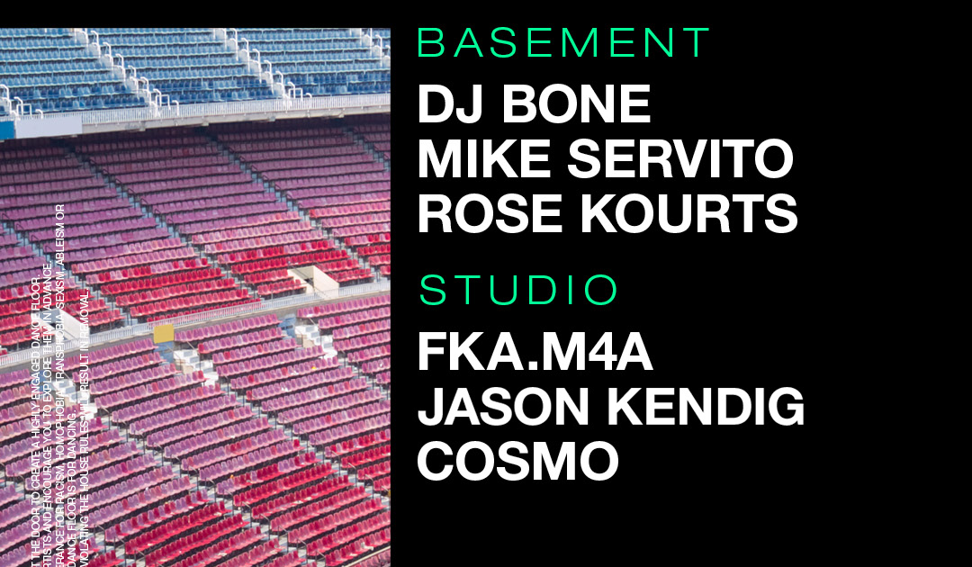 DJ Bone / Mike Servito / Rose Kourts / fka.m4a / Jason Kendig / Cosmo ...