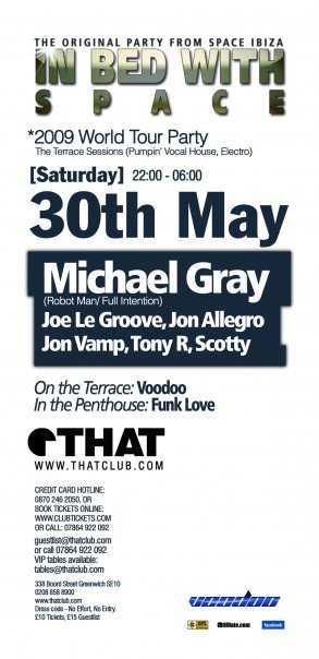 In Bed with Space en 338 Boord Street, London