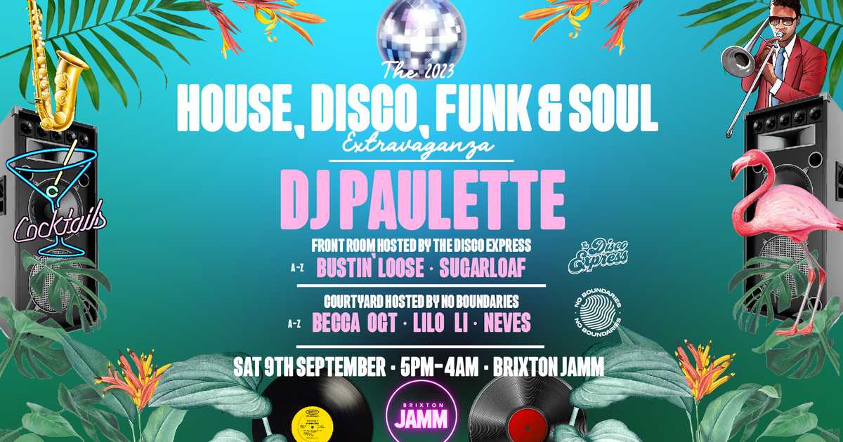 Funk, Soul, Disco Extravaganza: Day & Night Terrace Party w/ DJ ...